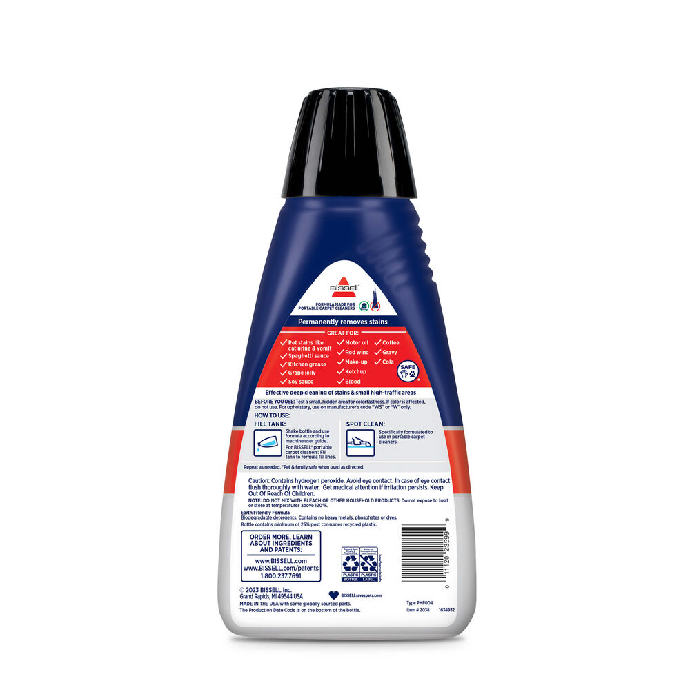 Bissell Pro Oxy Spot And Stain Water Ratio Superior Quality | www ...